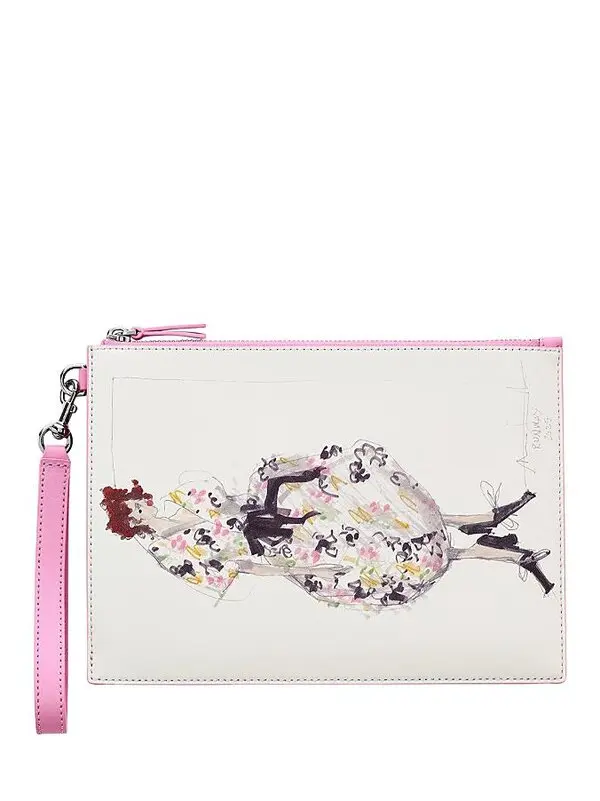 Marc Jacobs The Runway Illustration Wristlet - Ribbon Pink