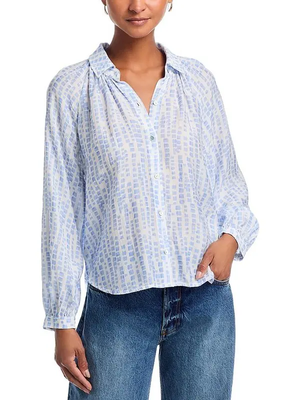 Bella Dahl Long Sleeve Raglan Shirt - Salt Water