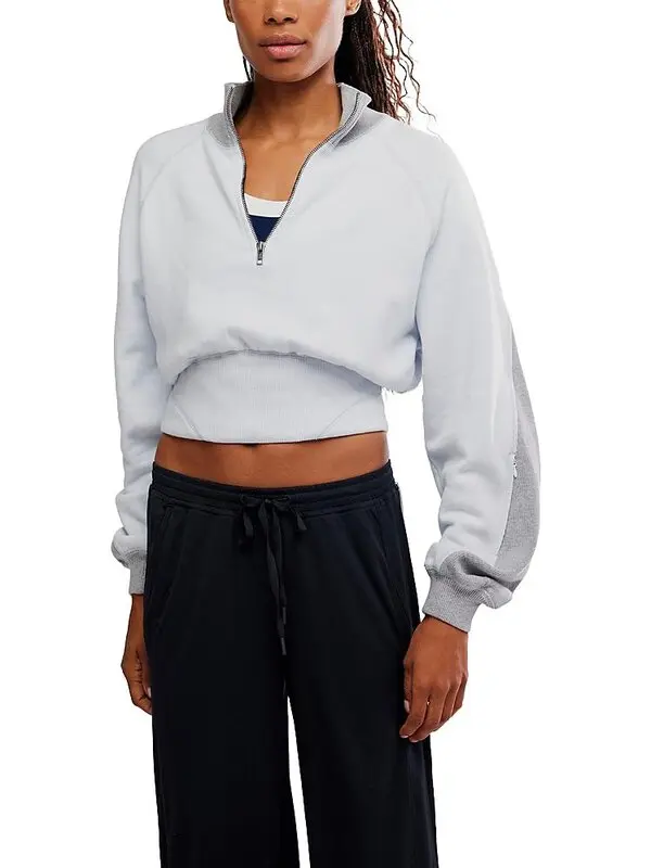 Free People Pullover Sweatshirt - Arctic Snow