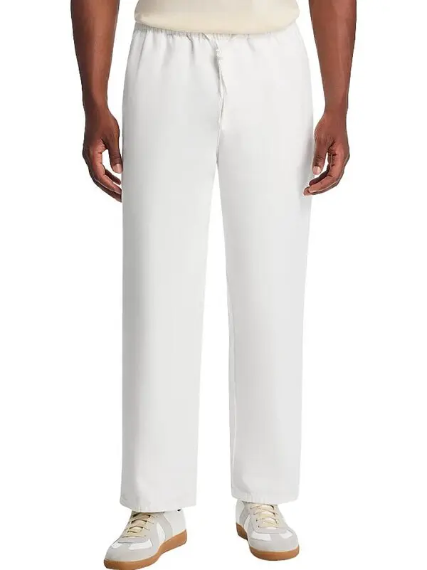 FRAME Drawcord Easy Pants - White