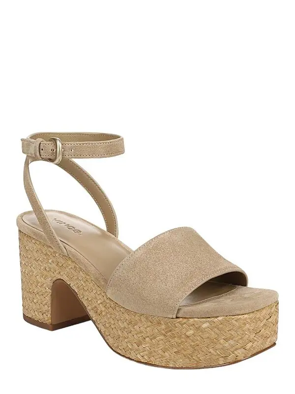 Vince Castella Platform Sandals - Wheat
