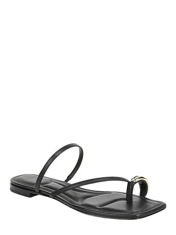Vince Polli Toe Ring Sandals - Black