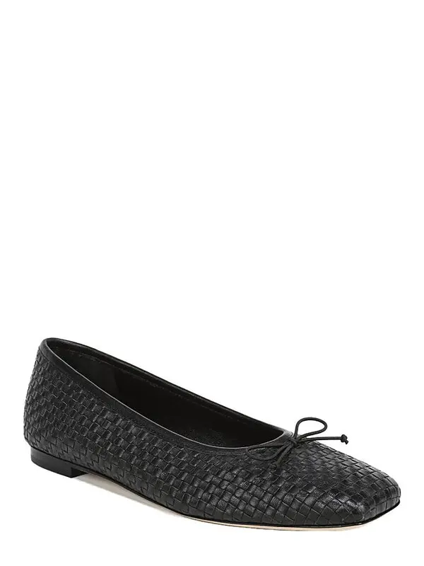 Vince Darla Woven Flats - Black