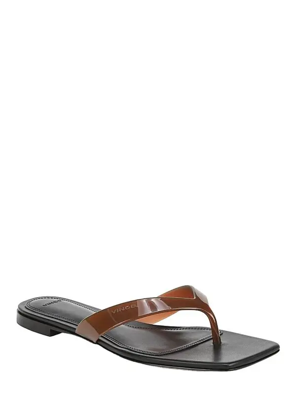 Vince San Juan Thong Sandals - Saddle