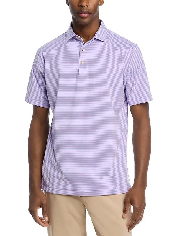 Peter Millar Hales Performance Polo Shirt - Purple Iris