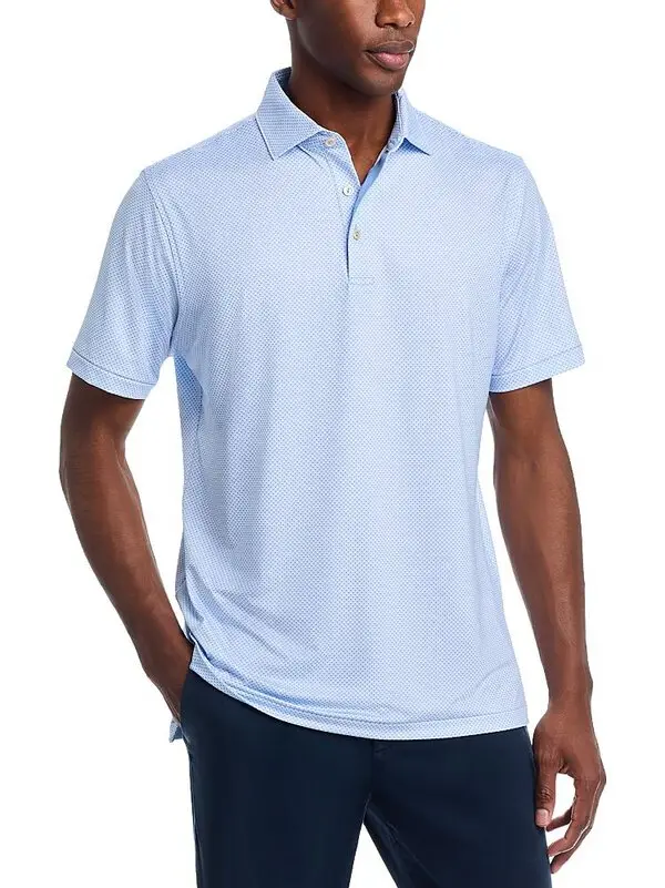 Peter Millar Medina Performance Polo Shirt - Bluebird