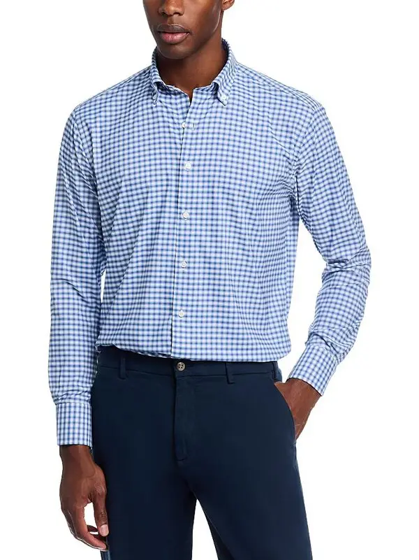 Peter Millar Lewis Performance Twill Sport Shirt - Windsor Blue