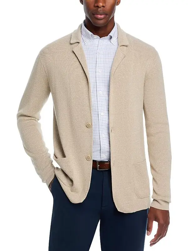 Peter Millar Beau Sweater Blazer - Truffle