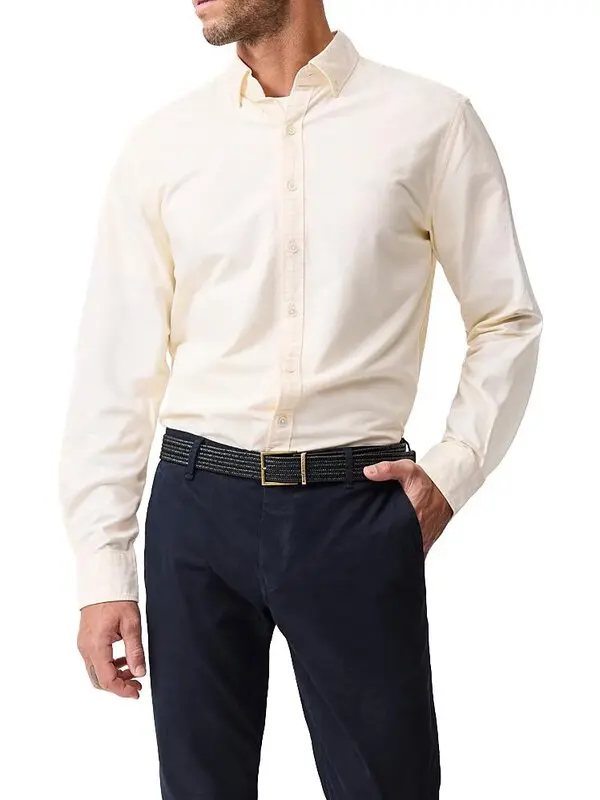 Rodd & Gunn Cambridge Long Sleeve Shirt - Lemon