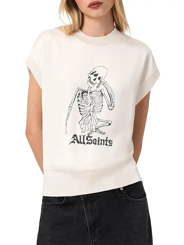 ALLSAINTS Terra Knit Tee - Chalk White
