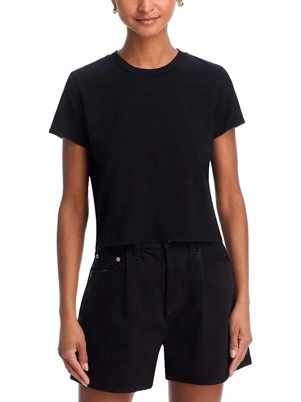 PERFECTWHITETEE Springsteen Baby Tee - True Black
