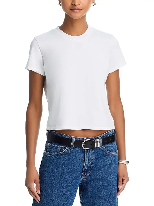 PERFECTWHITETEE Springsteen Baby Tee - White