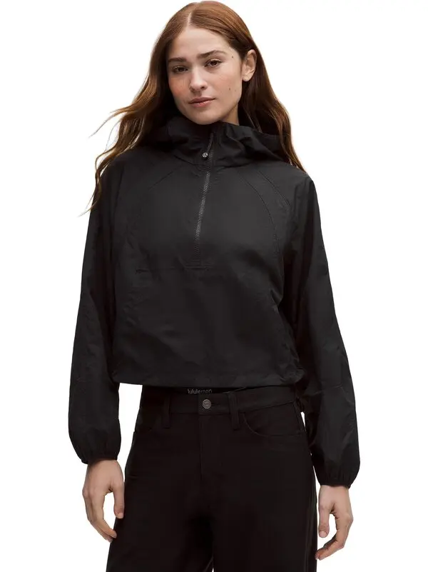 Lululemon Scuba Cropped Anorak - Black