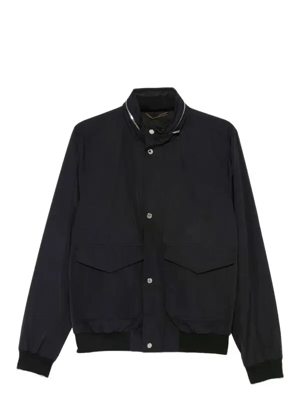 MOORER Jacket With Pockets - Blue