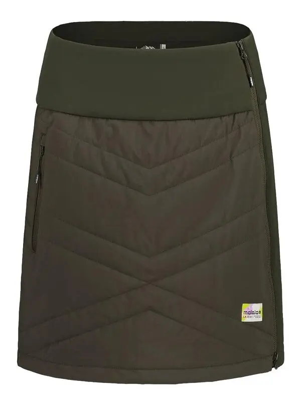 MALOJA Ski Touring Puffer Skirt - Alpine Woods