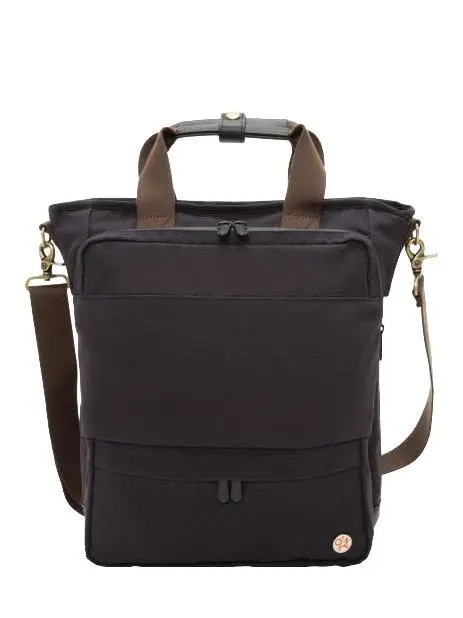 TOKEN Waxed Nylon Fordham Convertible Backpack - Navy