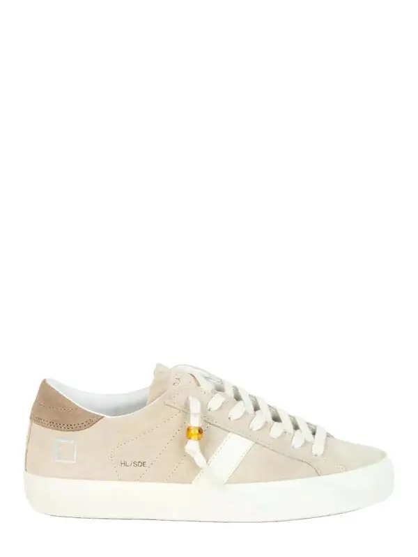 D.a.t.e. Suede Lace-up Sneakers - Neutrals