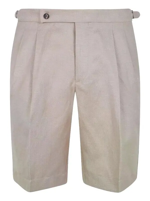 Incotex Pleated Shorts - Neutrals
