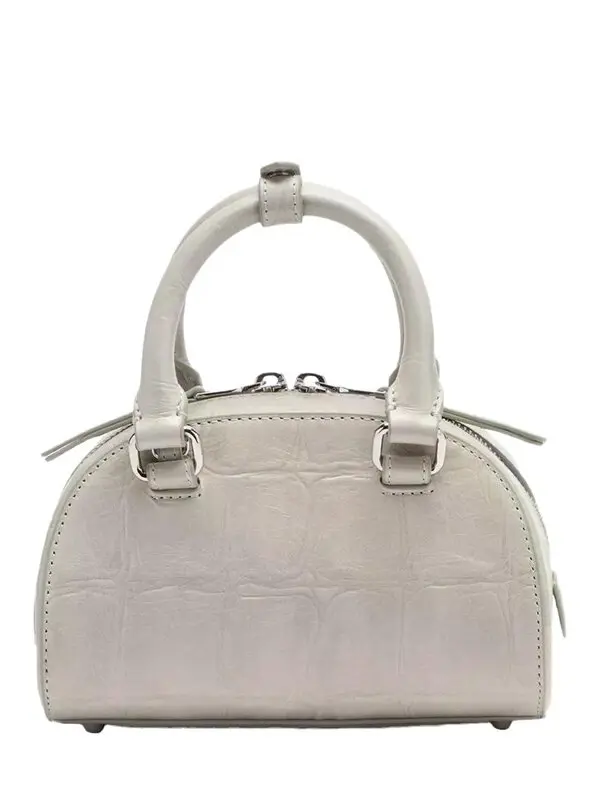 DIESEL® 1dr Dome Crossbody Bag - Grey