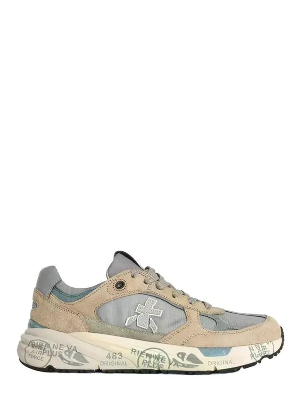 Premiata Mase 6627 Suede-details Sneakers - Neutrals