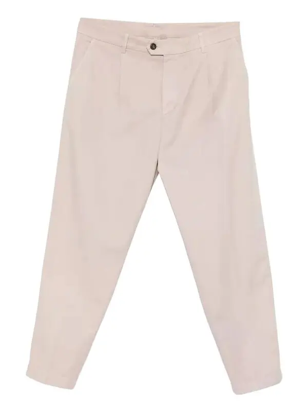 Eleventy Pleated Trousers - Neutrals