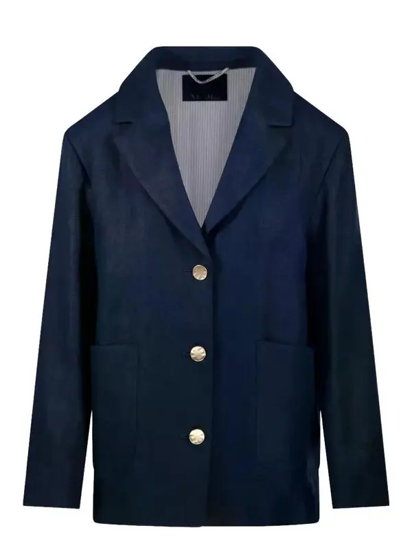 Max Mara Carlotta Pocket Blazer - Blue