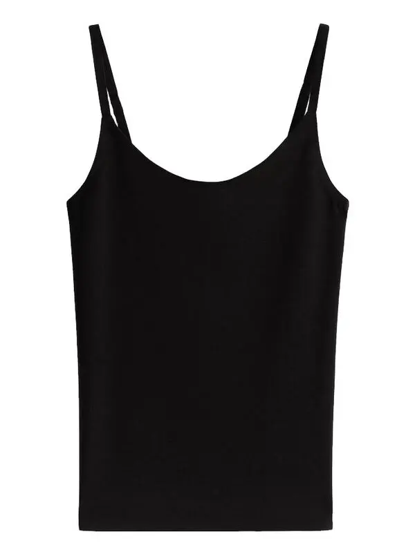 Cos Slim-fit Jersey Cami Top - Black