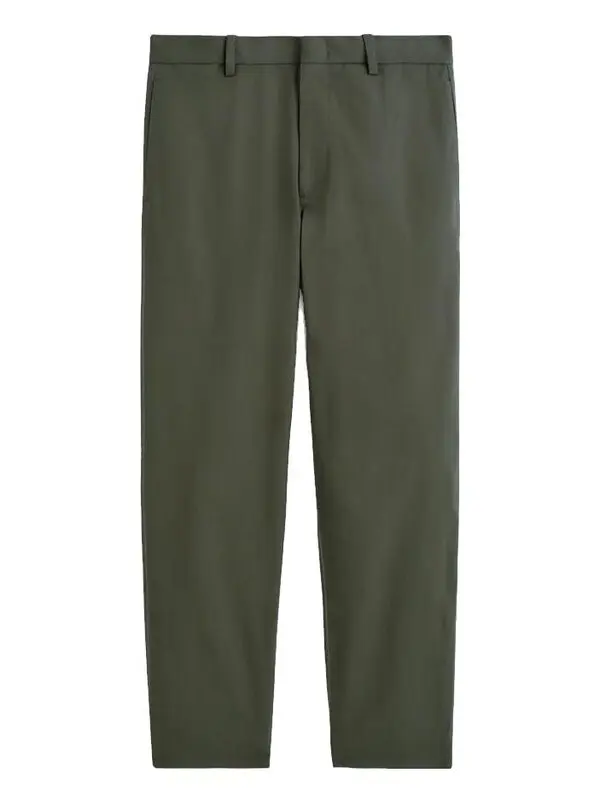 Cos Cotton Regular-fit Tapered-leg Chinos - Green