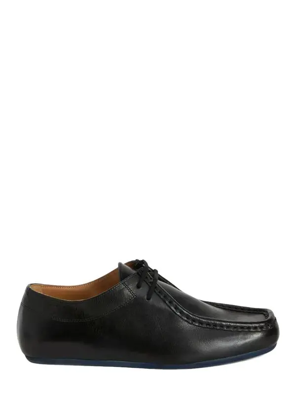 JIL SANDER Lace-up Leather Derby Shoes - Black