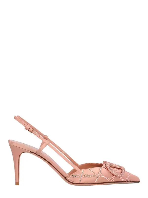 Valentino Garavani Vlogo Slingback Pumps - Pink