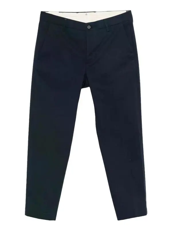 Eleventy Button-fastening Chinos Pants - Blue