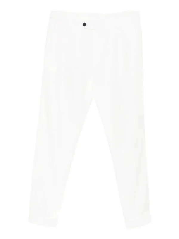 Eleventy Pleated Trousers - White