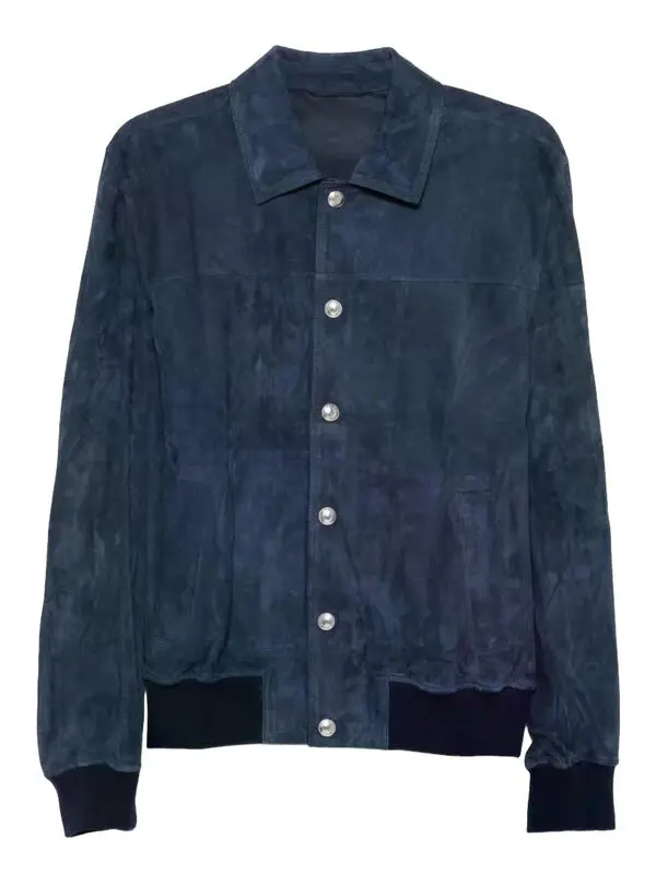 Eleventy Button-fastening Jacket - Blue