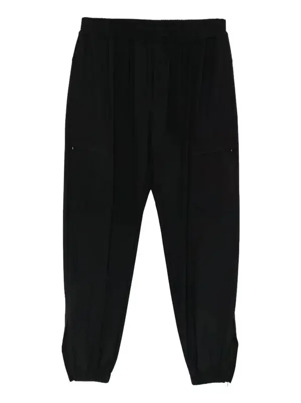 Eleventy Coulisse Cargo Track Pants - Black