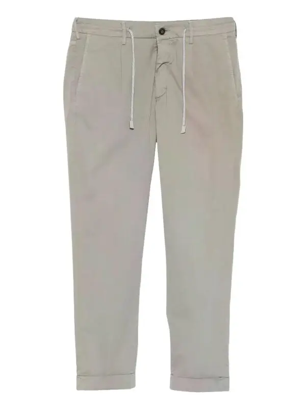 Eleventy Drawstring Trousers - Neutrals