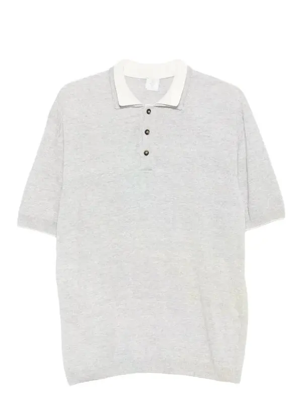 Eleventy Short-sleeves Polo Shirt - Grey
