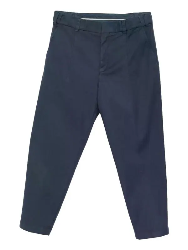 Eleventy Elasticated-waist Trousers - Blue