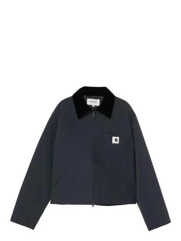 Carhartt Work In Progress Velvet Collar Patch Jacket - Blue