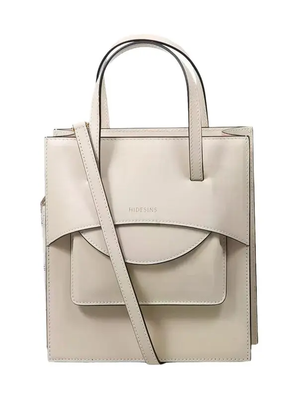 HIDESINS Mini Flap Tote Bag - Neutrals