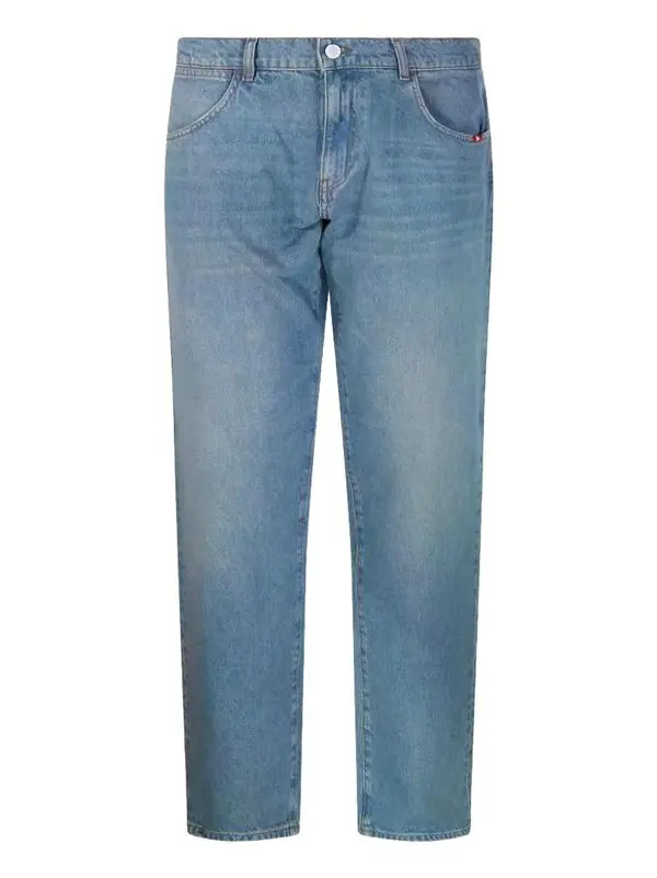 AMISH Cotton Denim Regular Fit Jeans - Blue