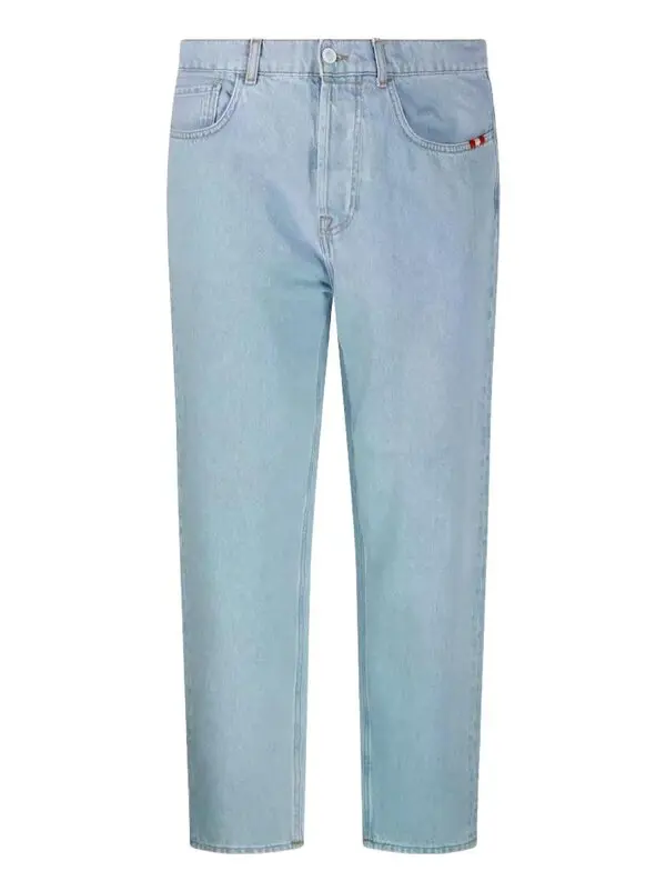 AMISH Five-pocket Button-fastening Jeans - Blue