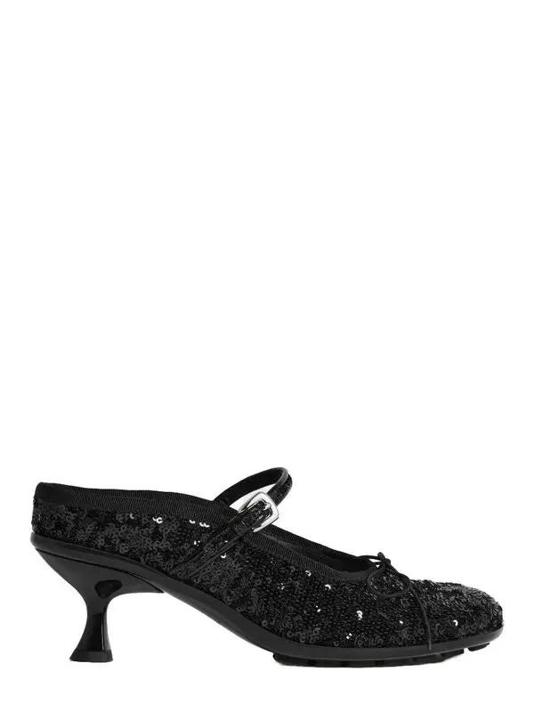 Simone Rocha Sequin-embellished Pumps - Black