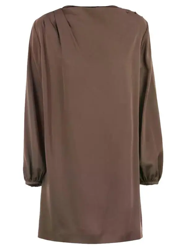 Max Mara Long-sleeve Mini Dress - Brown
