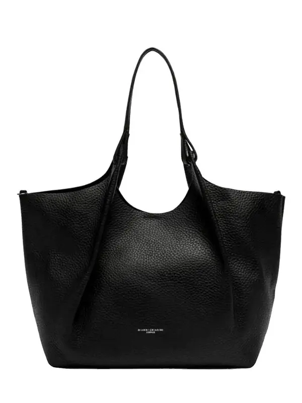 GIANNI CHIARINI Dua Textured Tote Bag - Black
