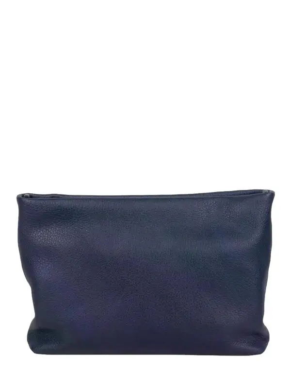 GIANNI CHIARINI Pebble Grain Pouch - Blue