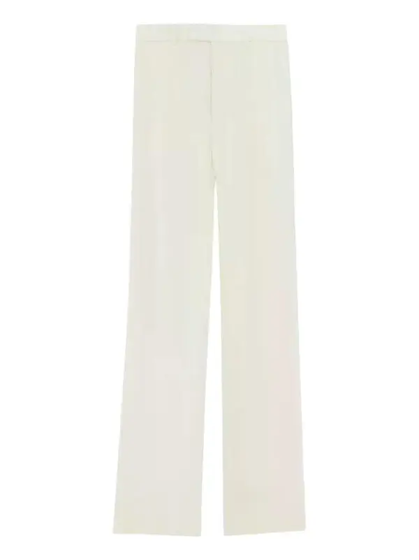 Saint Laurent High-waist Trousers - White