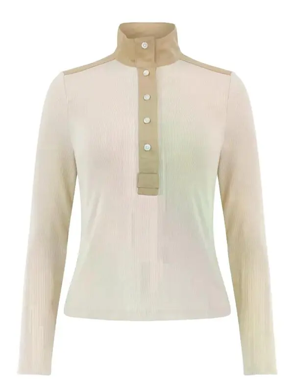 Veronica Beard Reynart Button-detailed Sweater - Neutrals
