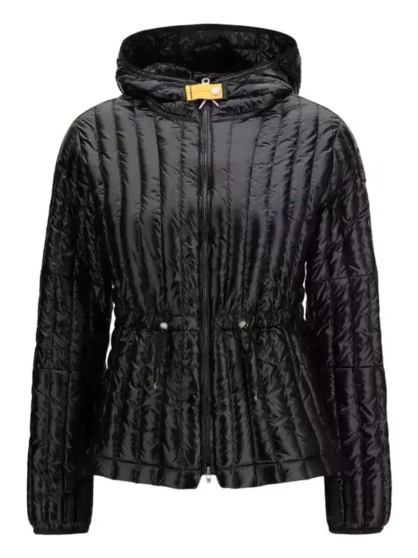 PARAJUMPERS Quilted Hooded Jacket - Black