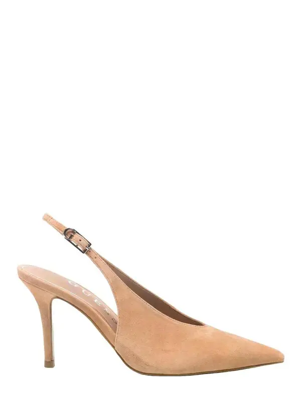 Guess Heeled Slingback Pumps - Brown