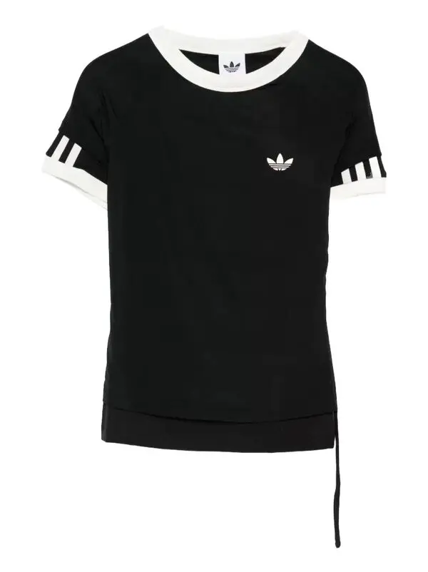 Adidas Three Stripe Logo T-shirt - Black